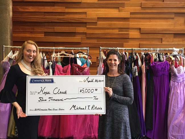 Comerica Bank hits record number of prom dress donations for local ...